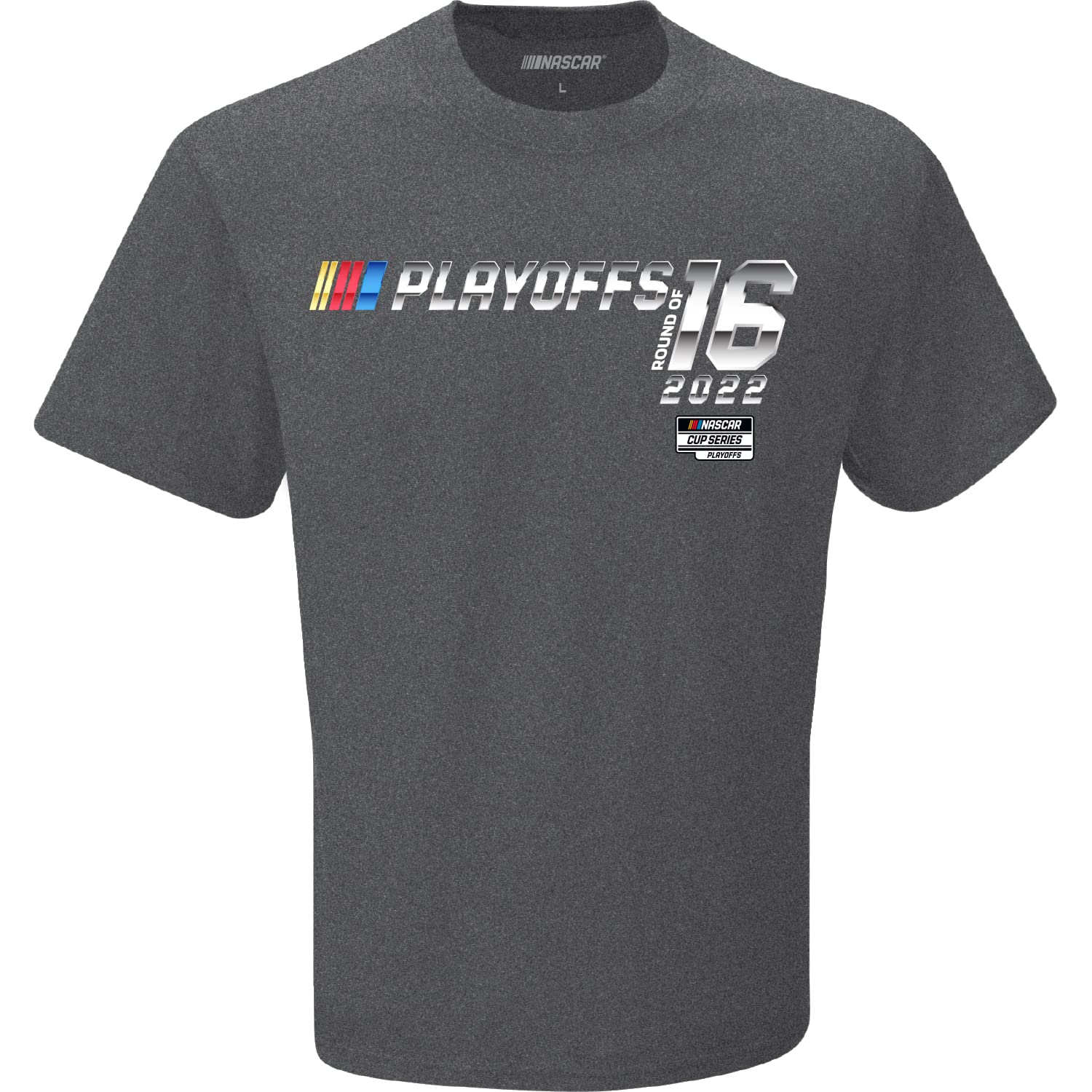 Checkered Flag Sports NASCAR Playoff Roster T-Shirt 2-Spot Short Sleeve Automotive Racing Apparel - XL