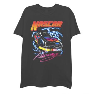 nascar vintage daytona 500 shirt racing mens graphic t-shirt (white daytona, medium), black daytona