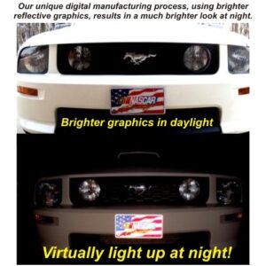 NASCAR Racing Patriotic License Plate