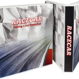 UniKeep Nascar Themed Collectible Card Storage Binder Complete With Collector Card Storage Pages (Track)