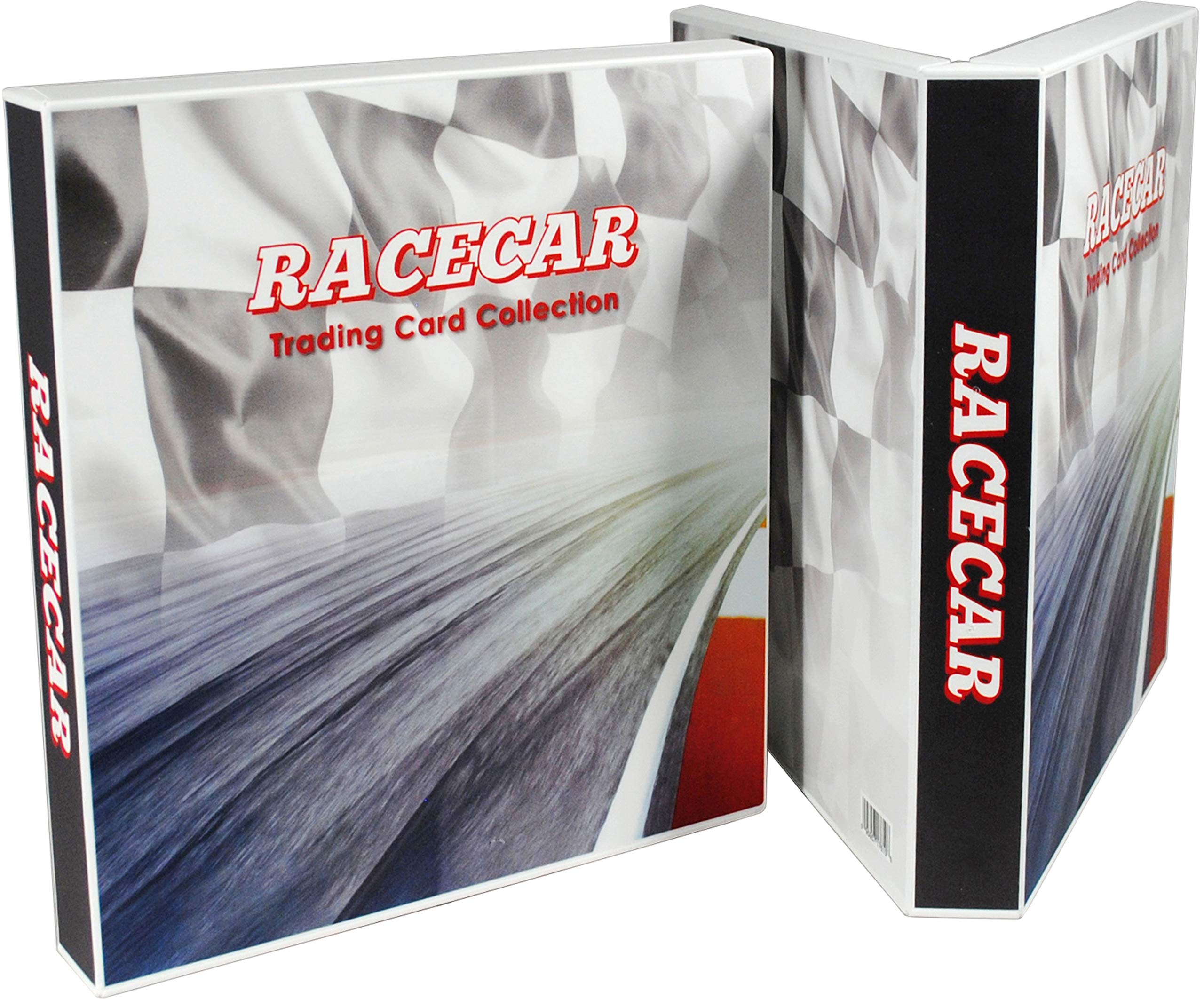 UniKeep Nascar Themed Collectible Card Storage Binder Complete With Collector Card Storage Pages (Track)