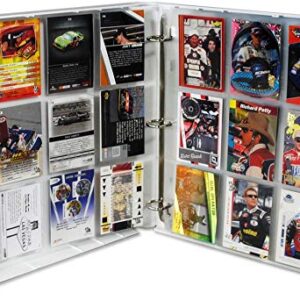 UniKeep Nascar Themed Collectible Card Storage Binder Complete With Collector Card Storage Pages (Track)