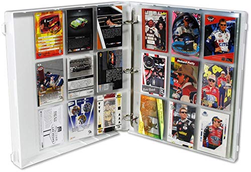 UniKeep Nascar Themed Collectible Card Storage Binder Complete With Collector Card Storage Pages (Track)