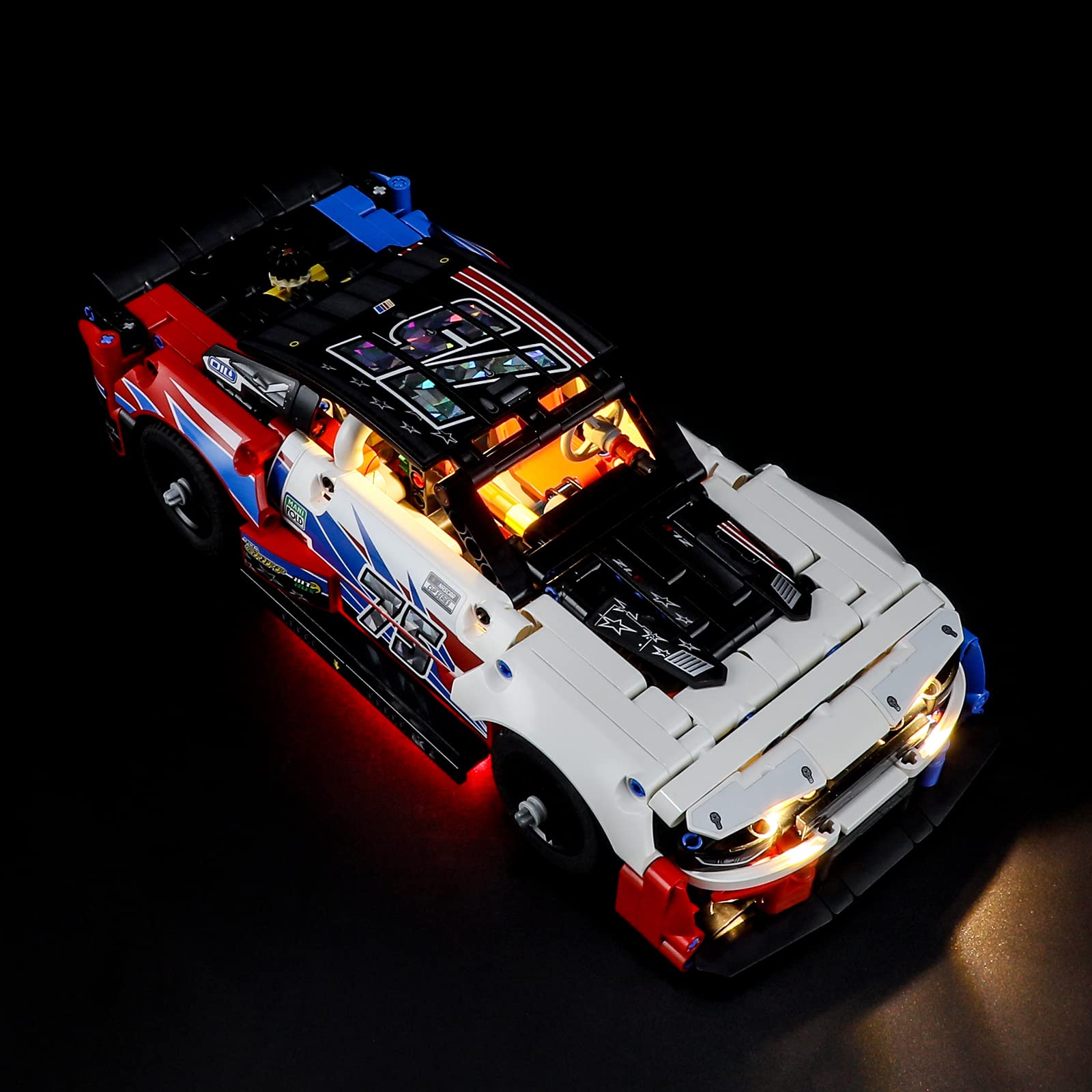 LIGHTAILING Light for Lego- 42153 NASCAR Next Gen Camaro-ZL1 - Led Lighting Kit Compatible with Lego Building Blocks Model - NOT Included The Model Set