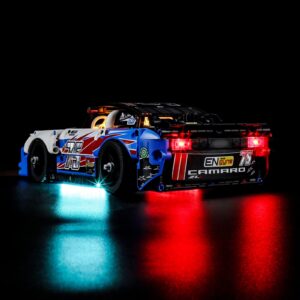 LIGHTAILING Light for Lego- 42153 NASCAR Next Gen Camaro-ZL1 - Led Lighting Kit Compatible with Lego Building Blocks Model - NOT Included The Model Set