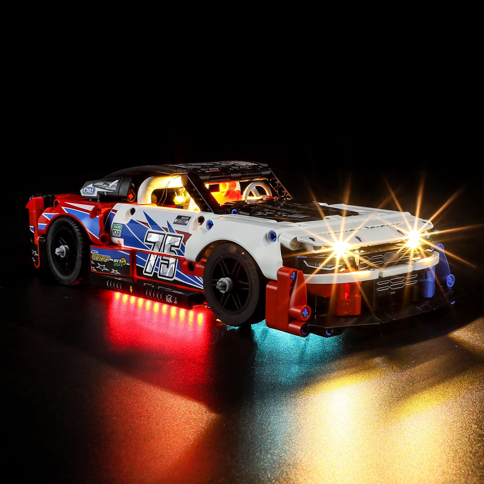 LIGHTAILING Light for Lego- 42153 NASCAR Next Gen Camaro-ZL1 - Led Lighting Kit Compatible with Lego Building Blocks Model - NOT Included The Model Set