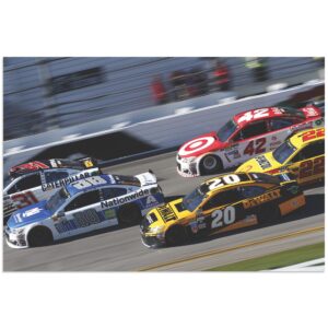 premium posters nascar poster - wall art - large 24x16 inch