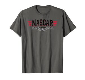 nascar stock car racing flag t-shirt