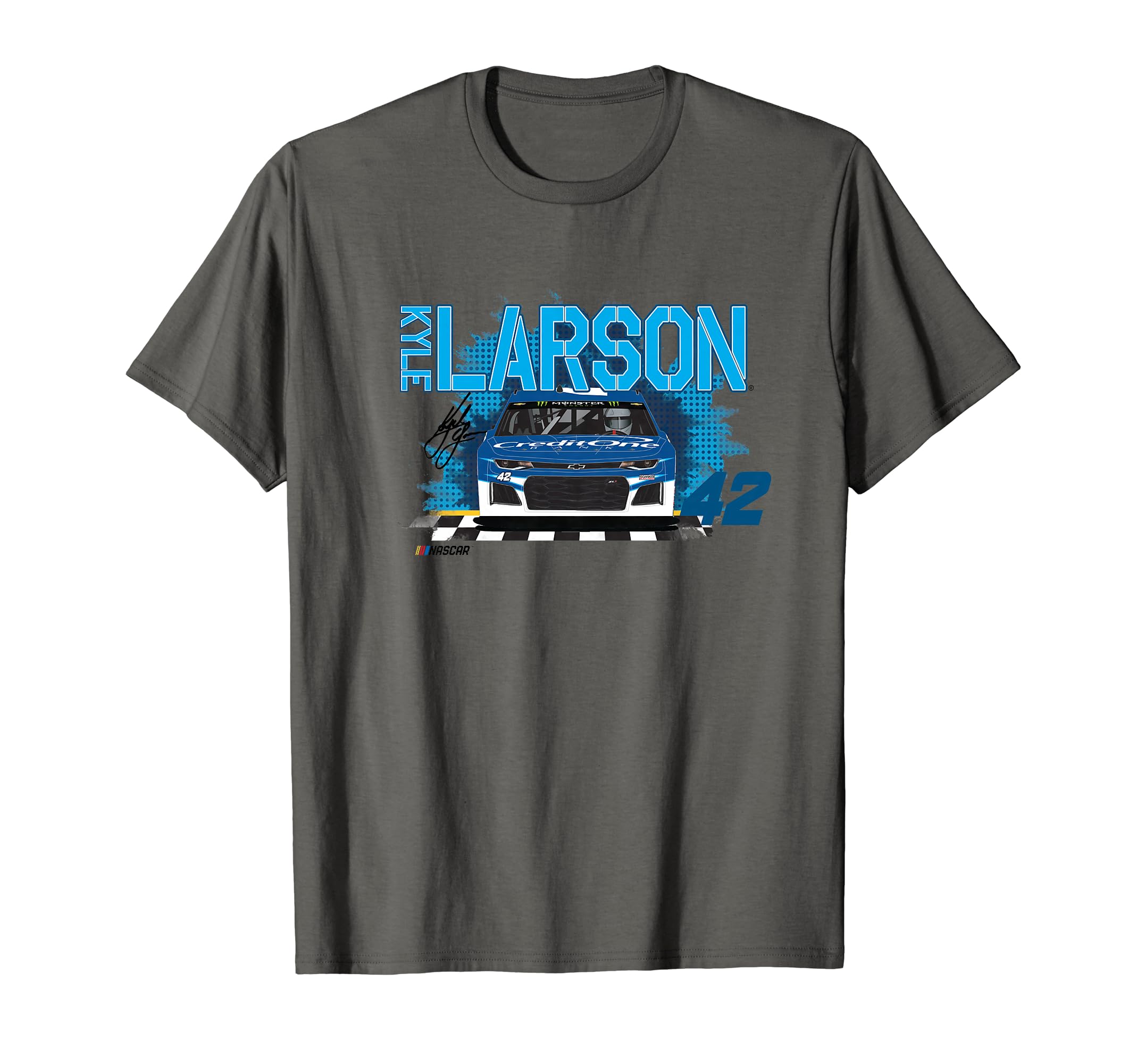 NASCAR - Kyle Larson - Racing Flags T-Shirt