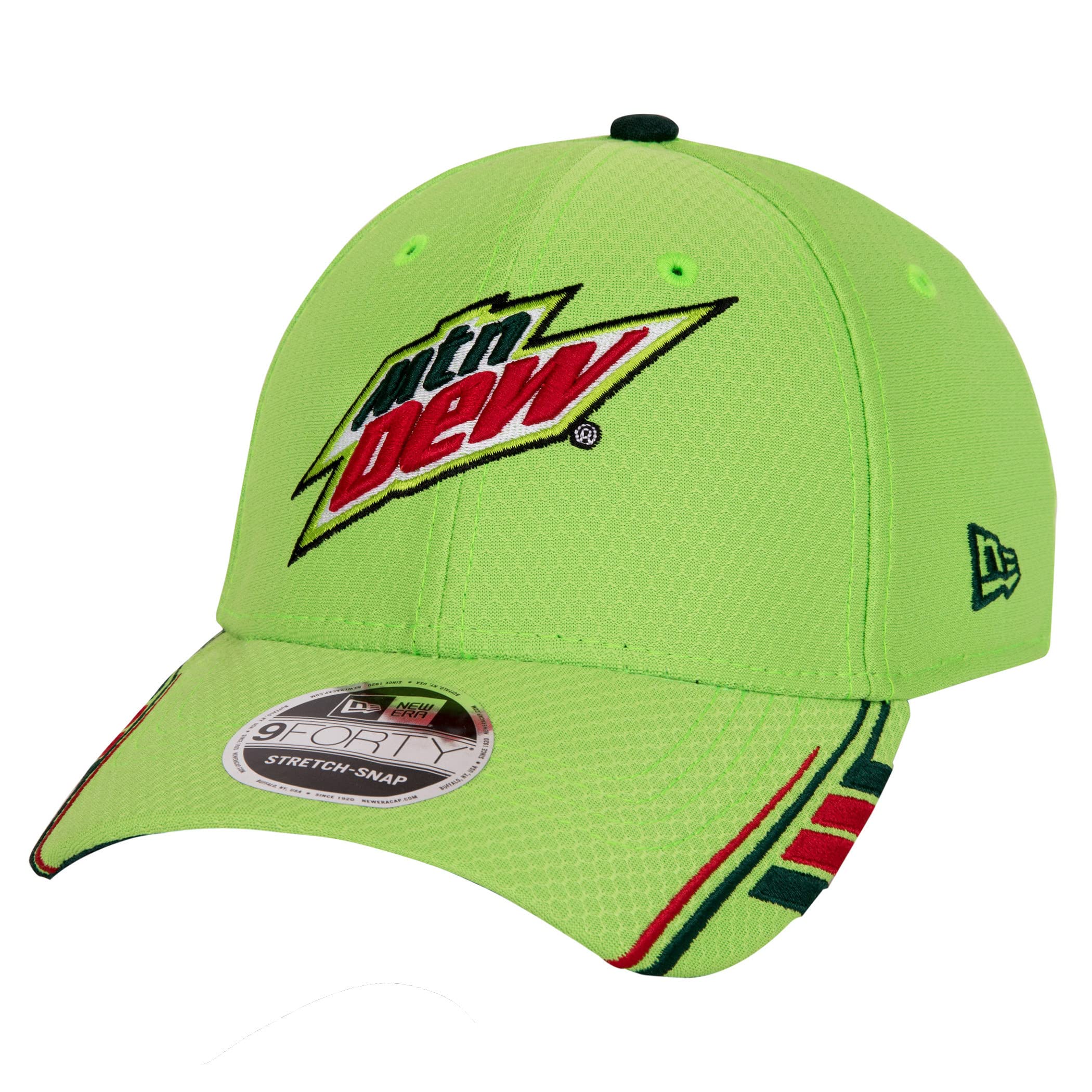 New Era Mountain Dew Chase Elliott NASCAR 9Forty Adjustable Hat Green