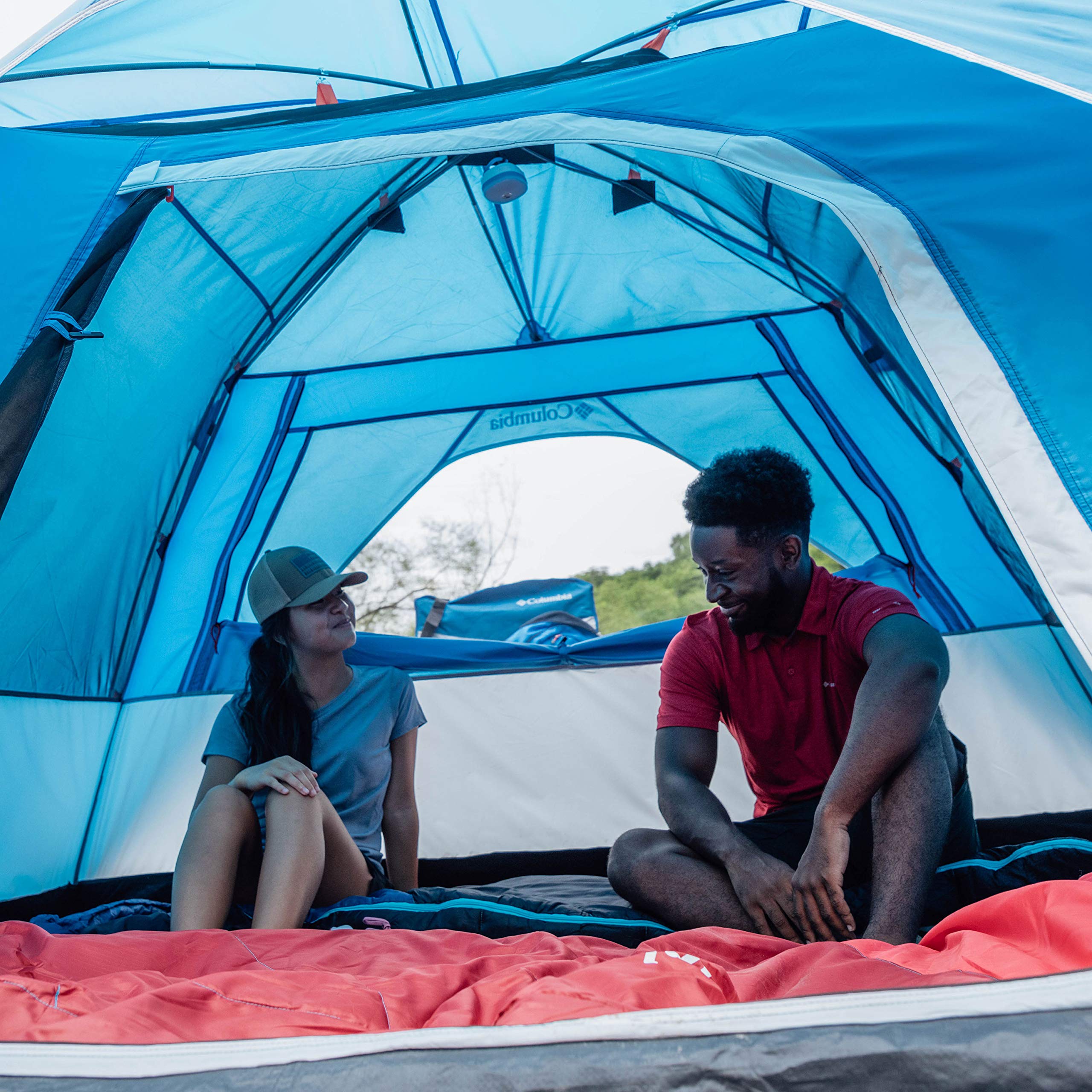 Columbia Tent - Dome Tent | Easy Setup 4 Person Camping Tent with Rainfly for Outdoors | Best Camp Tent for Hiking, Backpacking, & Family Camping