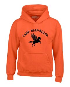 shop4ever camp half blood hoodie demigod hooded sweatshirt small orange 0