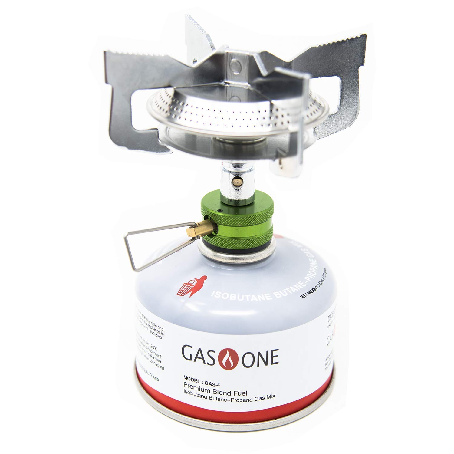 GasOne Camping Stove Fuel Blend Isobutane Efficient and High Output