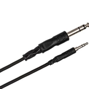 Hosa CMS-103 3.5 mm TRS to 1/4" TRS Stereo Interconnect Cable, 3 Feet