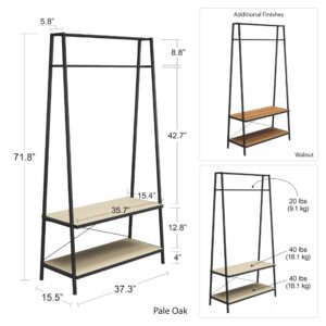 Ameriwood Home Drexel Closet Storage Rack, Walnut