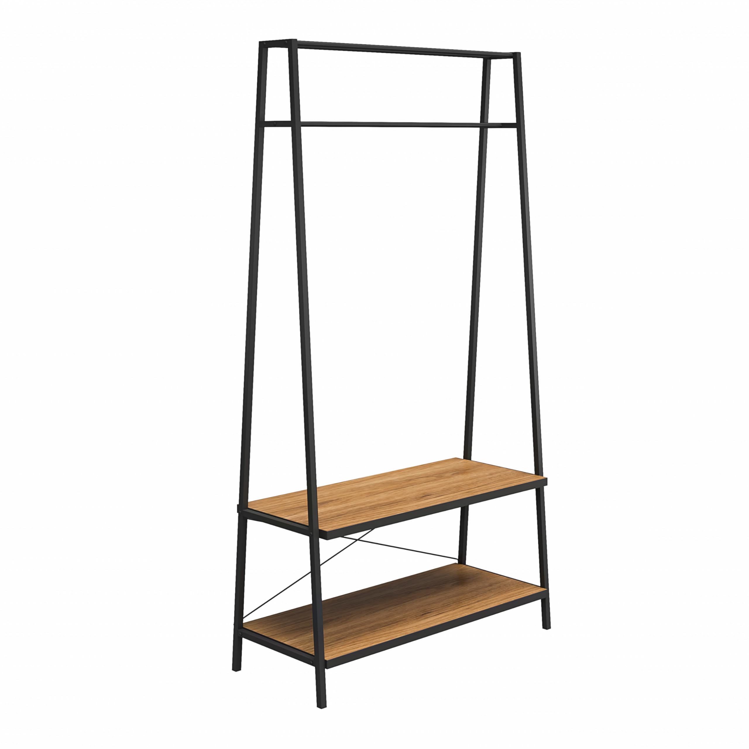 Ameriwood Home Drexel Closet Storage Rack, Walnut