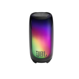 jbl pulse 5 portable bluetooth speaker with dazzling light show - black (renewed)