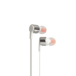 JBL T210 Pure Bass in-Ear Headphones with Microphone - White