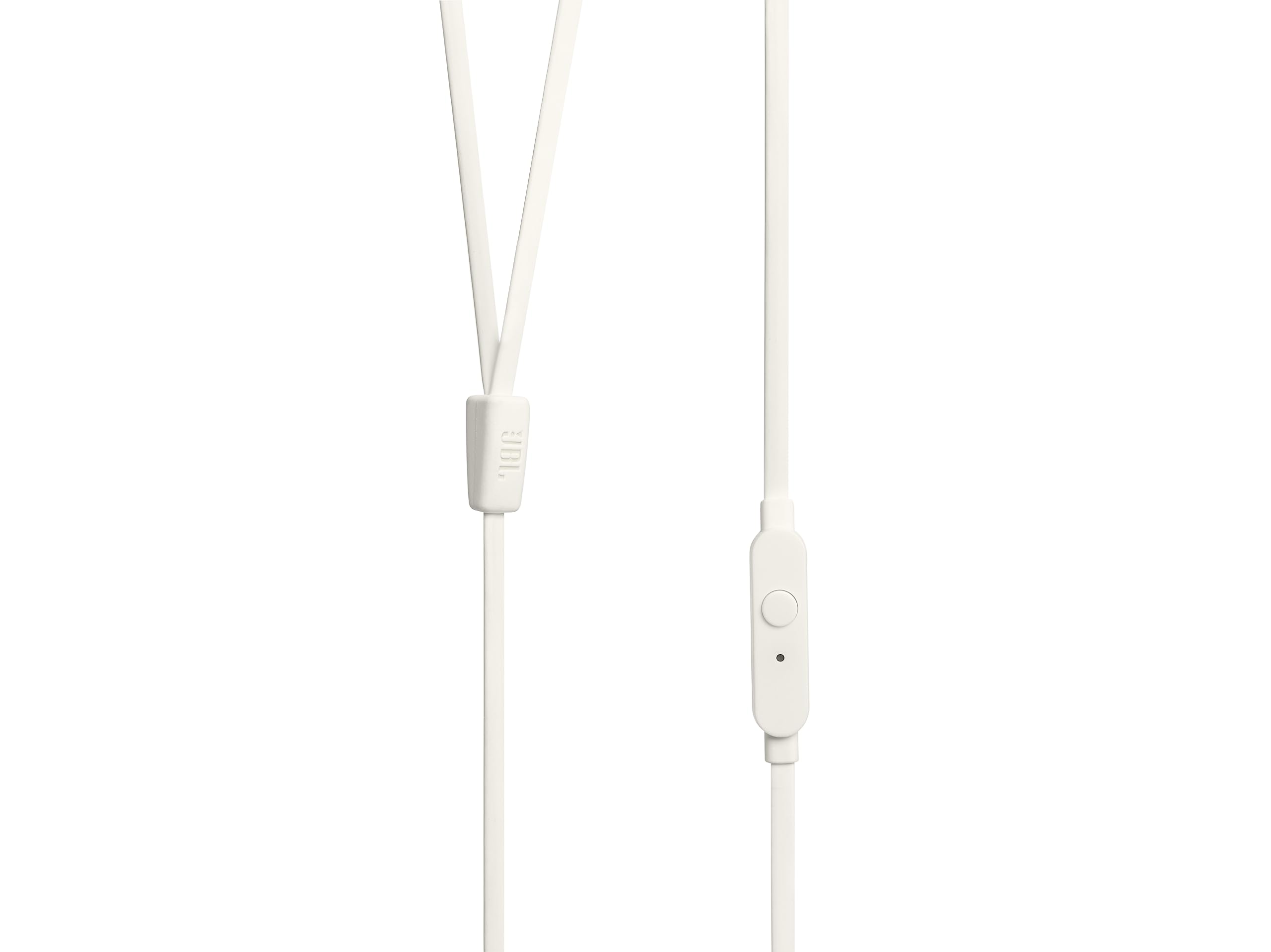 JBL T210 Pure Bass in-Ear Headphones with Microphone - White