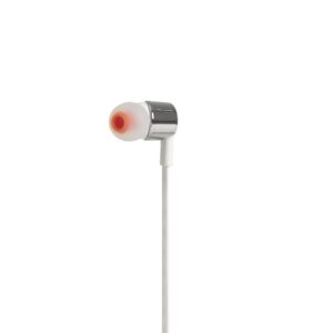 JBL T210 Pure Bass in-Ear Headphones with Microphone - White