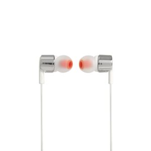 JBL T210 Pure Bass in-Ear Headphones with Microphone - White