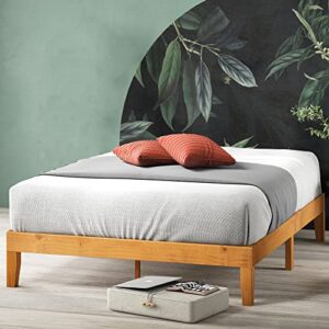 ZINUS Alexia Wood Platform Bed Frame / Solid Wood Foundation / No Box Spring Needed / Wood Slat Support / Easy Assembly, Rustic Pine, Full