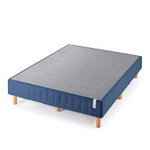 zinus good design award winner justina metal mattress foundation / 16 inch platform bed / no box spring needed, queen