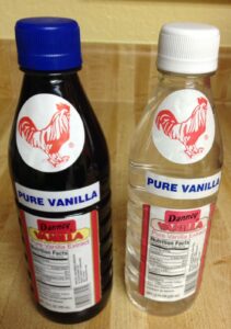 new 1dark and 1white 12 oz. pure vanilla extract danncy brand