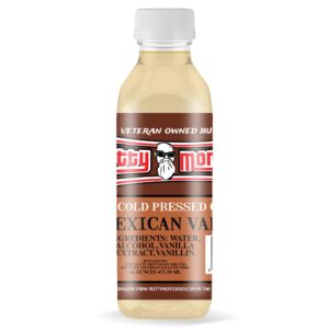 nutty montanan authentic real pure mexican clear vanilla (white) 16 ounce cold pressed no coumarin imported