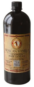 pure dark mexican vanilla extract (dark, 1 liter, 33.81 fl oz)