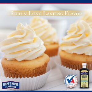 Happy Home Imitation Vanilla Flavoring, Non-Alcoholic, Certified Kosher, 7 oz.