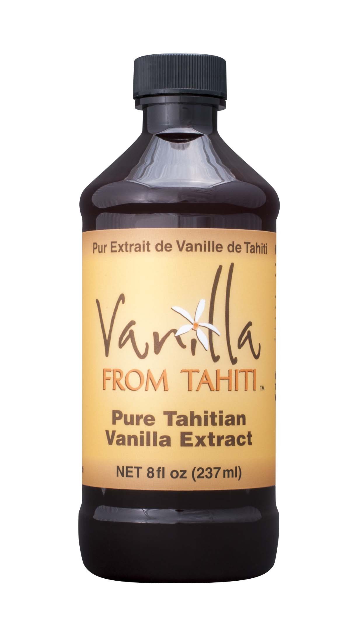 Pure Tahitian Vanilla Extract (8 oz bottle)