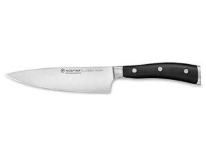 wÜsthof classic ikon 6" chef's knife, black