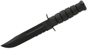 ka1212-brk usa fighting knife black, medium