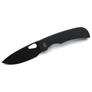 miguron knives m moyarl folding knife,3.25" black pvd 14c28n steel blade black g10 handle with titanium pocket clip,camping hiking pocket knife mgr-806bk