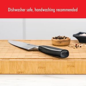 Zwilling All Star 8-inch Bread Knife, Cake Knife Razor-Sharp German Knife, Made in Company-Owned German Factory with Special Formula Steel perfected for almost 300 Years, Black End Cap