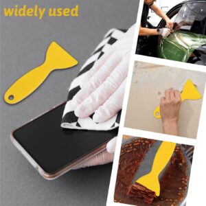 10 Pieces Plastic Scraper Putty Knife Flexible Resin Scraper Paint Scrapers Air Bubble Remover Sticker Installation Tool for 3D Printing Resin Removal Patching Spackling Decal