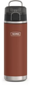 icon series by thermos stainless steel water bottle with spout 24 ounce, saddle