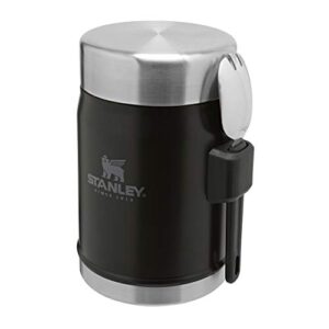 stanley leakproof-dishwasher safe, stainless steel, matte black, 0.4l