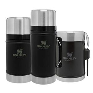 Stanley Leakproof-Dishwasher Safe, Stainless Steel, Matte Black, 0.4L