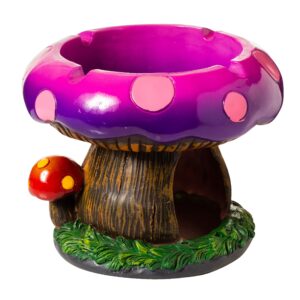 magical mushroom 6" wide stashbox and ashtray