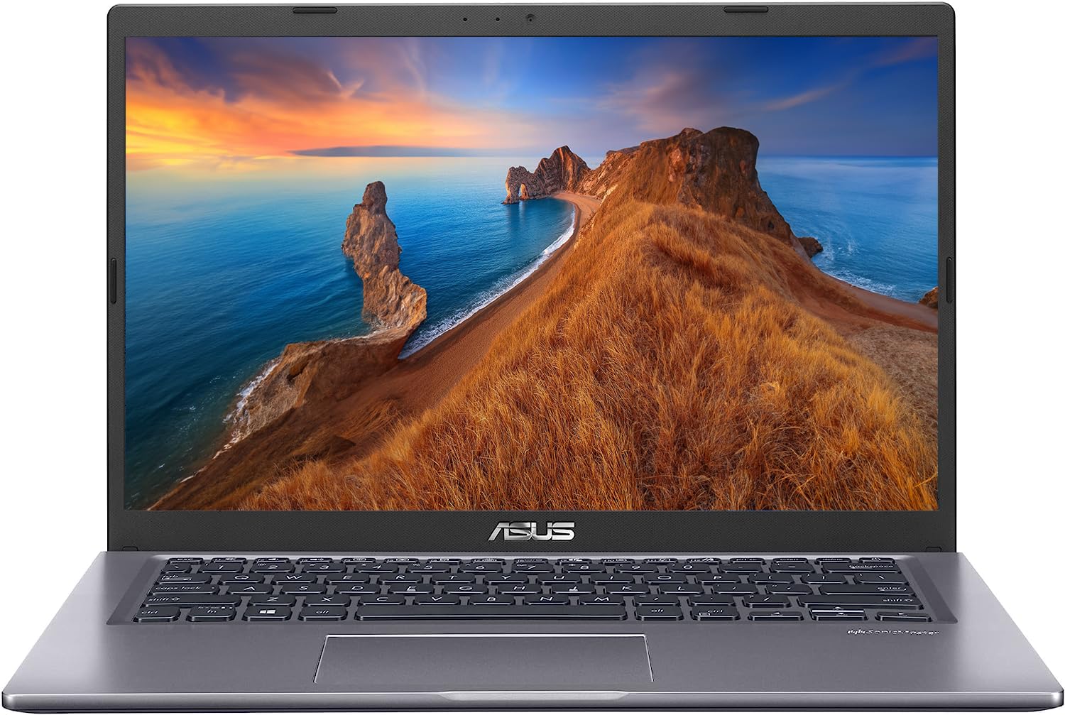 ASUS 14" VivoBook Laptop with Fingerprint Reader & Backlit Keyboard, FHD Display, Intel Core i3-1115G4, 12GB RAM, 512GB SSD, Webcam, HDMI, USB-C, Wi-Fi 5, Windows 11 Home, Grey