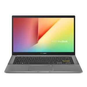 Asus VivoBook S14 S433 Thin and Light 14 FHD Display, Intel Core i5-10210U CPU, 8GB DDR4 RAM, 512GB PCIe SSD, Windows 10 Home, Indie Black, S433FA-DS51 (Renewed)