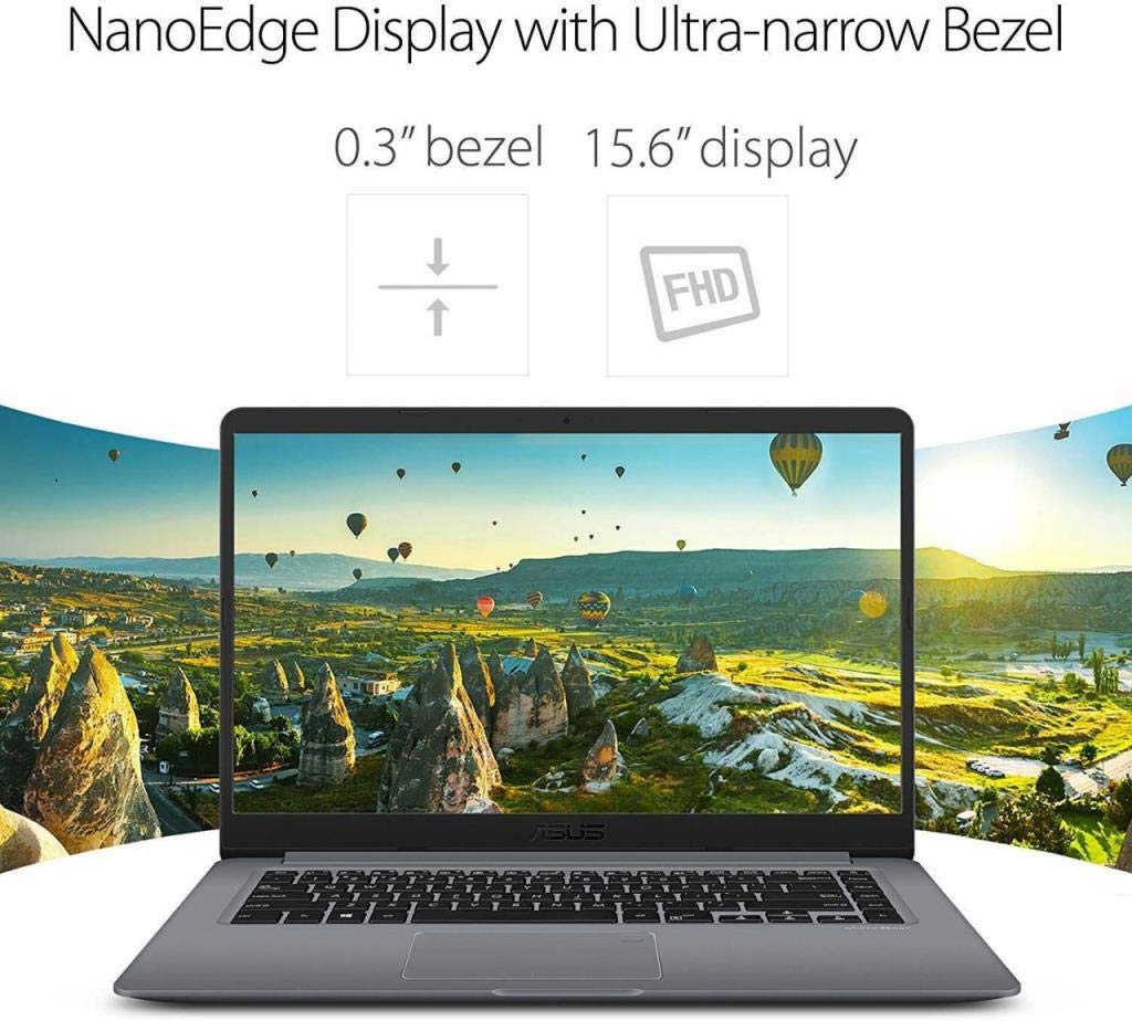 ASUS 2019 VivoBook F510QA 15.6” WideView FHD Laptop Computer, AMD Quad-Core A12-9720P up to 3.6GHz, 4GB DDR4 RAM, 128GB SSD, USB 3.0, 802.11ac WiFi, HDMI, Windows 10