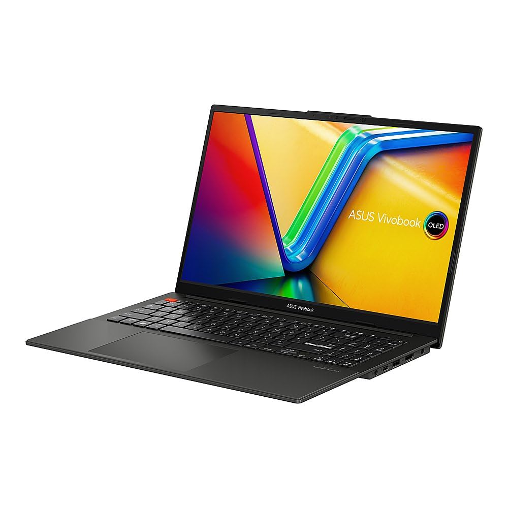 ASUS 2023 Vivobook S15 120Hz 15.6” 2.8K OLED 600nits Laptop 14-Core Intel i9-13900H Iris Xe Graphics 16GB LPDDR5 4TB NVMe SSD Thunderbolt4 WIFI 6E HDMI Backlit KB Fingerprint Windows 11 Home w/RE USB