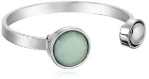 danielle nicole full moon amazonite cuff bracelet