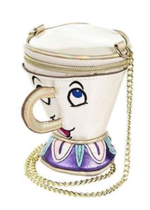 disney beauty and the beast chip tea cup cross body bag by danielle nicole