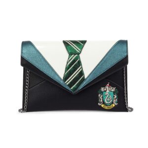 harry potter danielle nicole slytherin uniform clutch, green