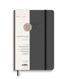 southworth medium case bound journal, 5.5" x 8.25", celestial nightfall design, premium 28 lb/105 gsm paper, 160 lined sheets (91435)