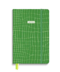 southworth medium case bound journal, 5.5" x 8.25", alligator/crocodile texture, premium 28 lb/105 gsm paper, 160 lined sheets (91072)